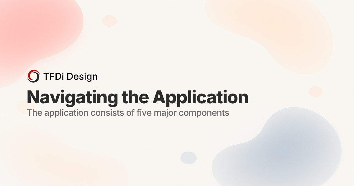 Navigating the Application